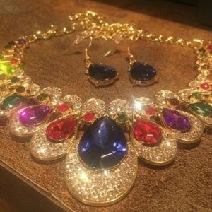 Jewelry | Multicolor Water Drop Jewelry Set | Poshmark